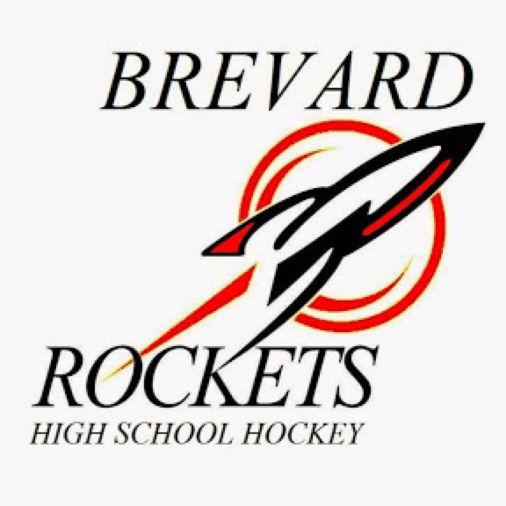 Brevard Rockets High School Hockey Logo - Space Coast Iceplex